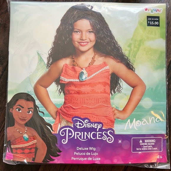 Disney | Costumes | Disney Princess Moana Wig | Poshmark